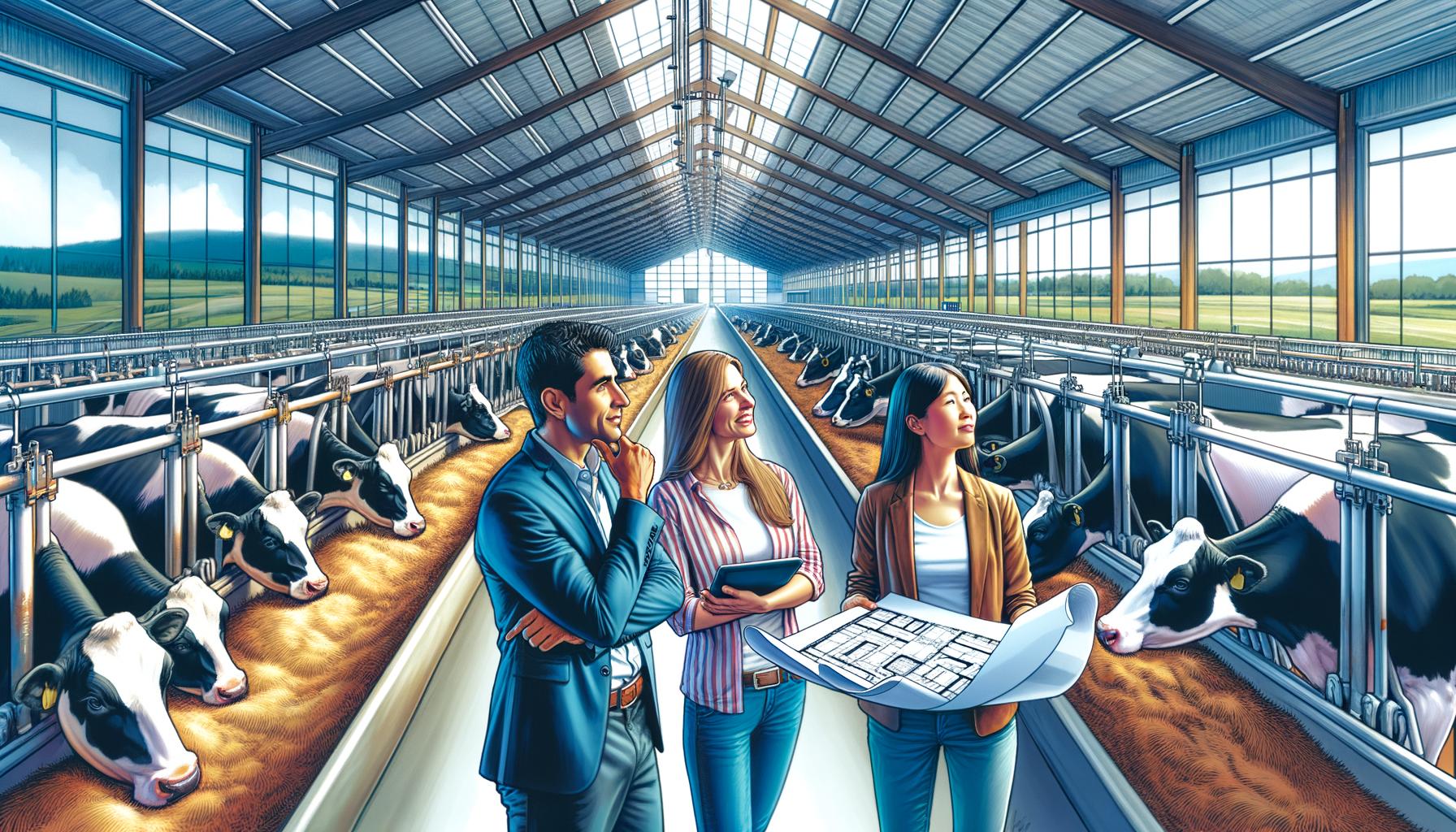 How to Design Effective Free Stall Dairy Barns - Outbuilders